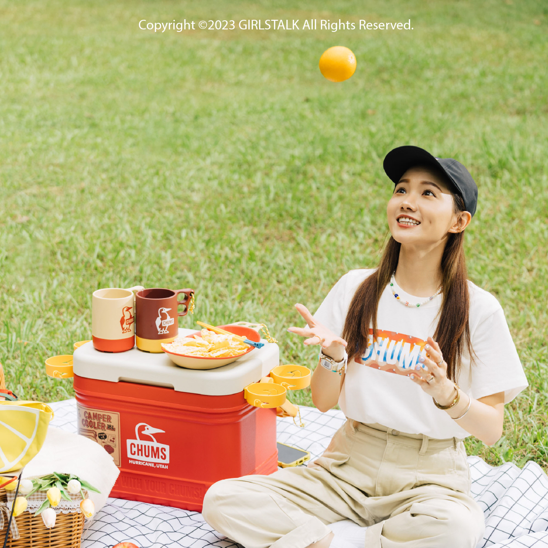 CHUMS陪妳夏日野餐！Outdoor服飾配件輕鬆搭出可愛繽紛的野餐風格