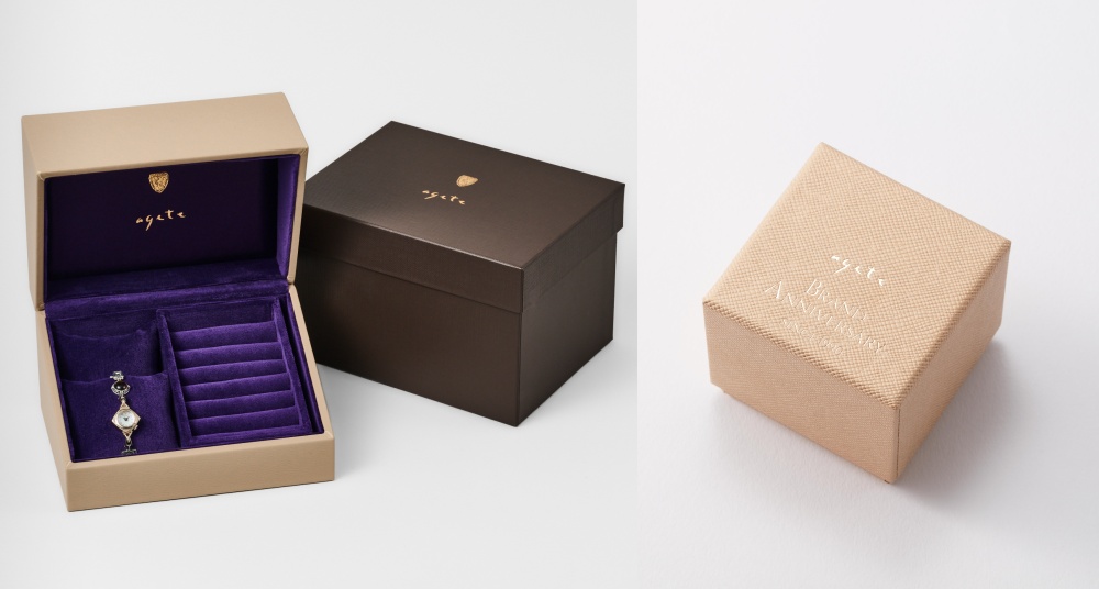 日本人氣輕珠寶agete推出「星座誕生石」，將寶石融入珠寶盒墜飾