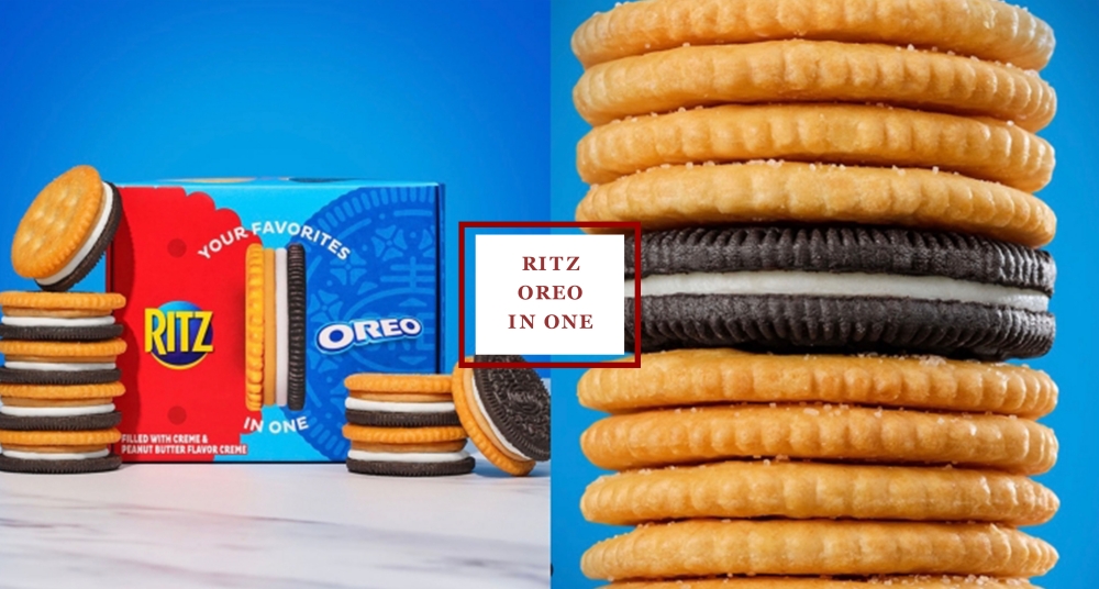 Oreo X Ritz 推雙餡半半夾心組合，兩種內餡＋餅乾蹦出新滋味