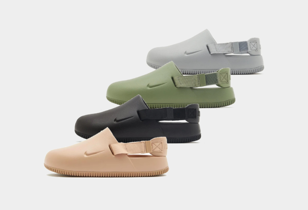 NIKE最新「Calm Mule」穆勒鞋圓潤鞋頭休閒可愛，4款配色一次滿足