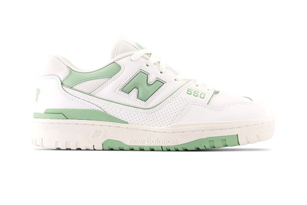 New Balance 550 薄荷綠配色，清新又耐看替盛夏注入涼爽氣息！