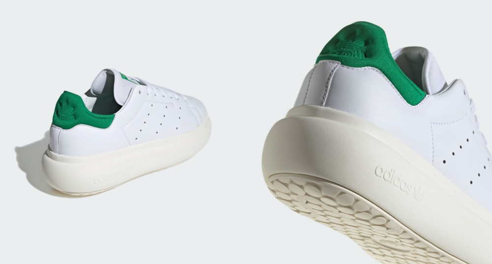 adidas推出 「Stan Smith PF」厚底鞋版本，時髦且又彈性