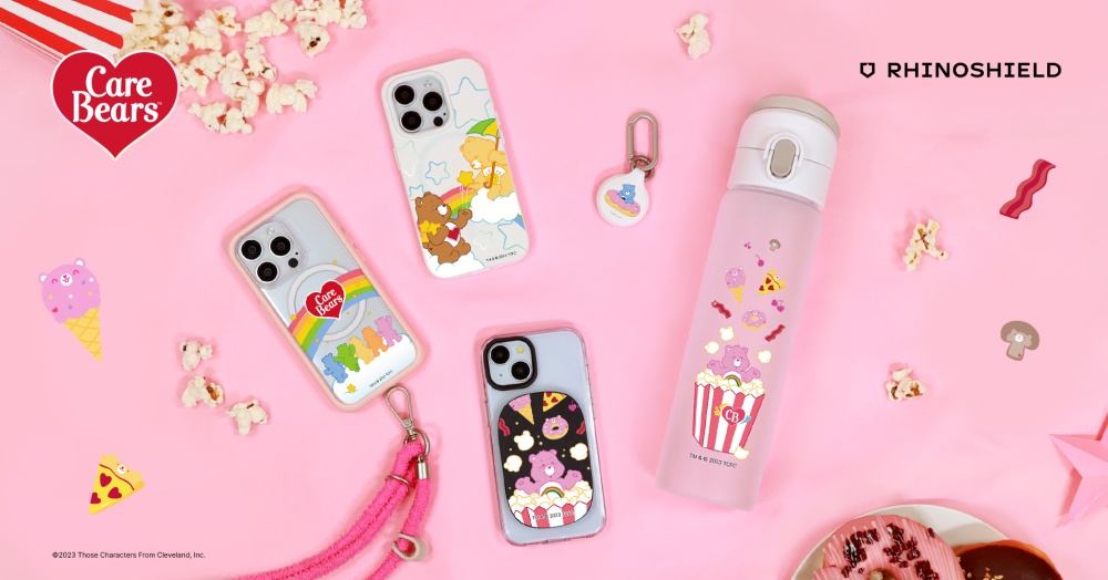 每一款都超Q！RHINOSHIELD 犀牛盾 x Care Bears 聯名可愛登場