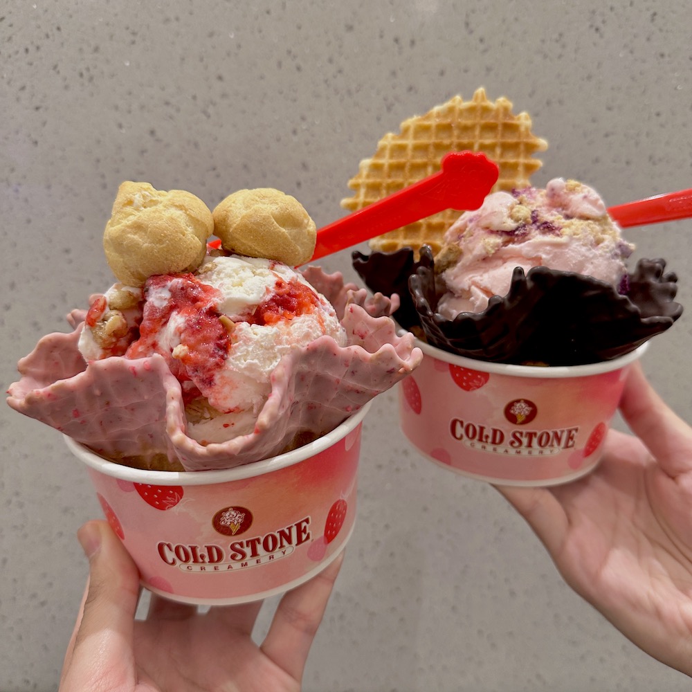 COLD STONE夢幻「草莓優格冰淇淋」＆「玫瑰花泥草莓冰淇淋」開賣