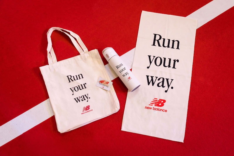 打卡New Balance 「全能運動場Run your way」，還能獲得運動毛巾