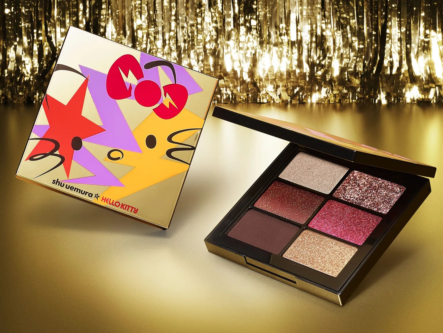 植村秀XHello Kitty推出聯名彩妝！一系列超萌商品想要全包收藏，滿額還有娃娃帶回家！