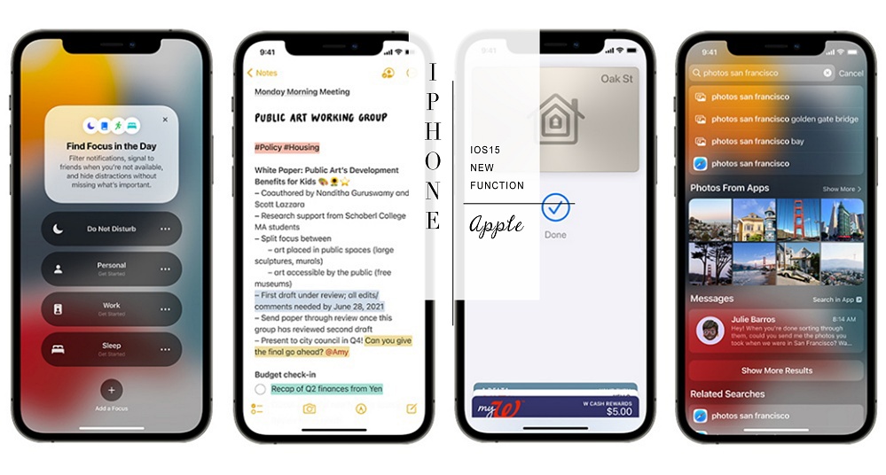 iOS15重點懶人包：專注模式、FaceTime人像， 10功能