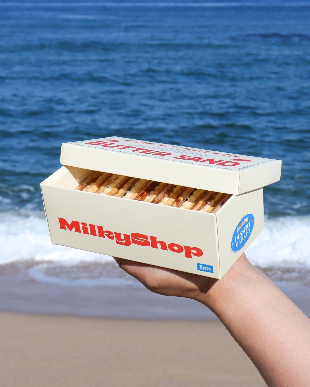 韓國爆紅伴手禮！高顏值「焦糖奶油餅乾」超厚奶油＆焦糖雙層