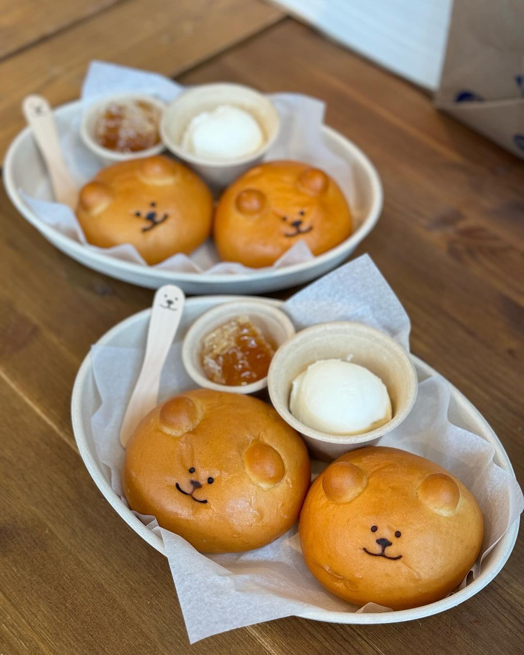 首爾爆紅「熊熊麵包」網友搶著朝聖！圓滾滾臉頰太欠捏！