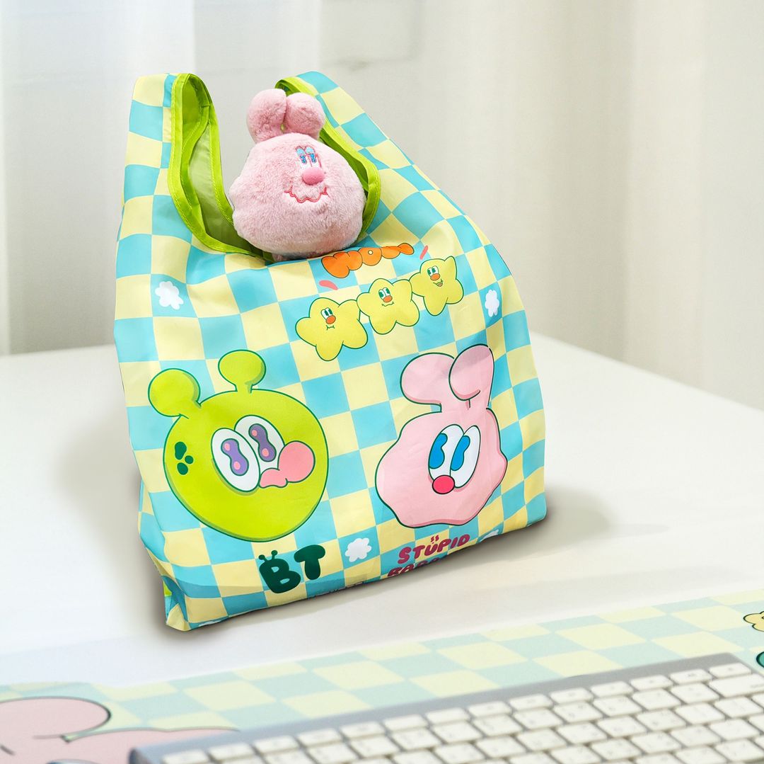 7-11開賣粉萌KINGJUN周邊！超Q蠢兔玩偶面紙套 點心杯 BT吊飾包