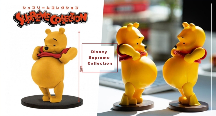 已經太可愛♡Disney Supreme Collection推出「露肚肚小熊維尼」復刻限定版，渾圓肚肚必須抱緊處理！